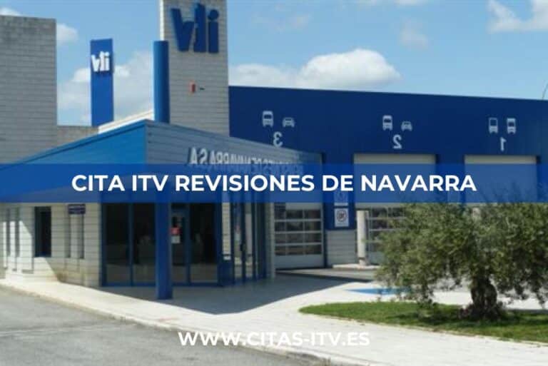 Cita Previa ITV Revisiones de Navarra 《 Guía 2025