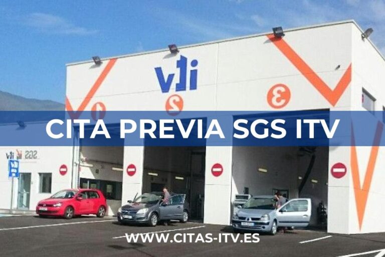 Cita Previa SGS ITV 《 Guía Paso a Paso 2025